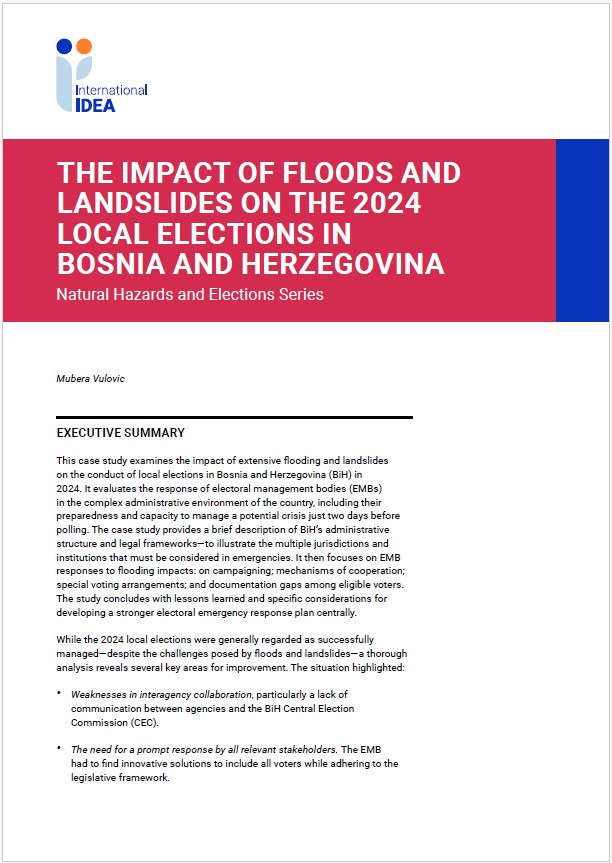 The Impact of Floods and Landslides on the 2024 Local Elections in Bosnia and Herzegovina ...